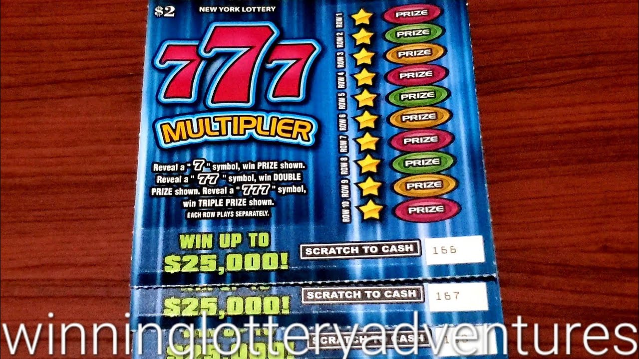 777 MULTIPLIER $2 NY LOTTERY SCRATCH OFFS - YouTube