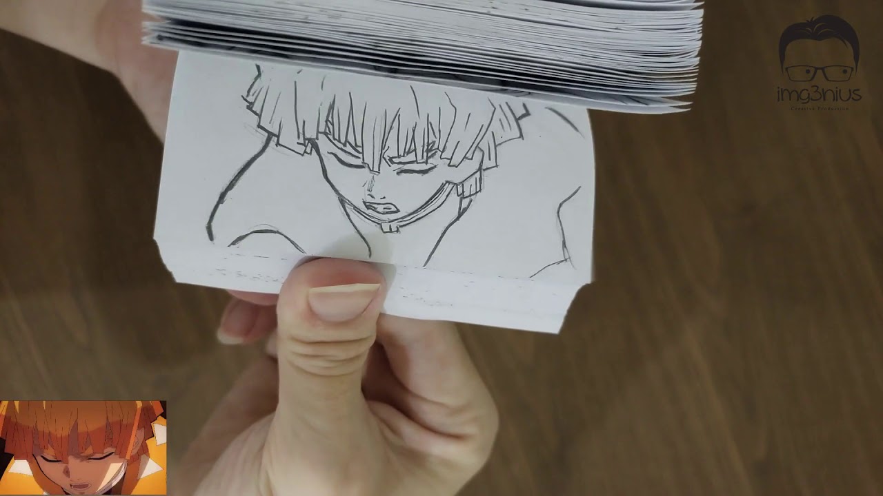 Flipbook - Demon Slayer, Thunder breathing First form, Thunderclap and ...