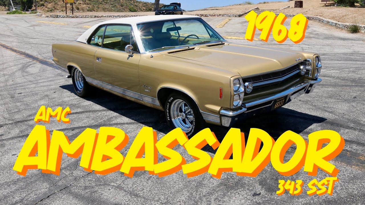 1968 AMC Ambassador 343 SST in Collectible Condition $26,900 4K Quality ...