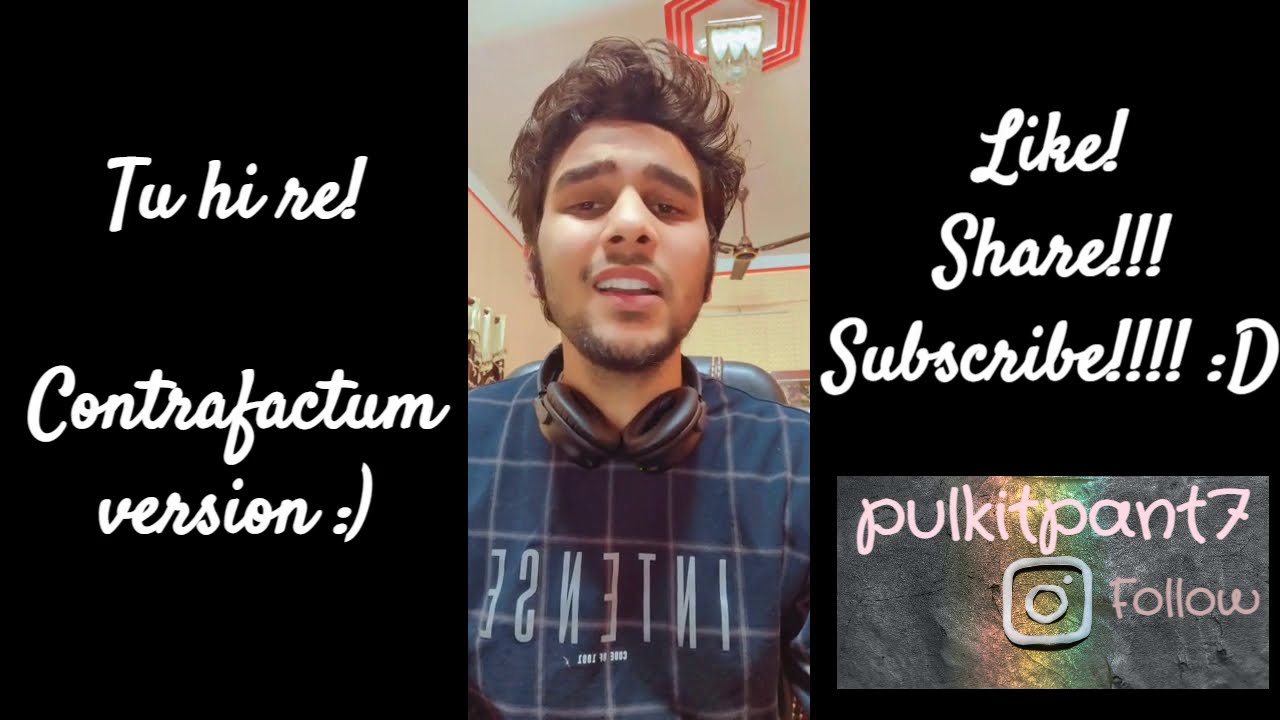 Tu Hi Re - Pulkit Pant | Cover | Hariharan | My version - YouTube