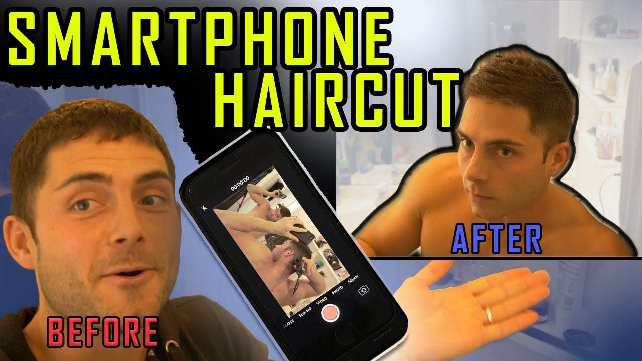PHONE HAIRCUT / How to cut your own hair like a professional / COMPLETE ...