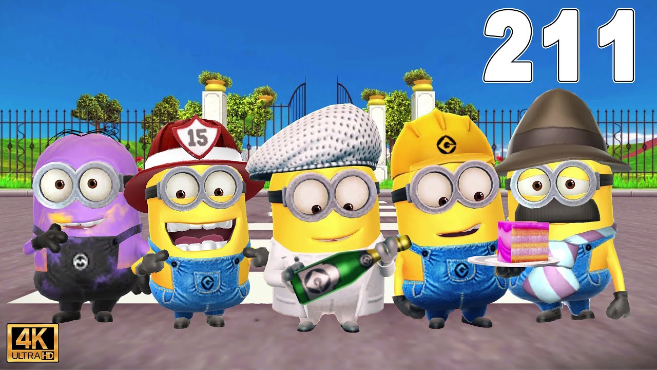 Minion Rush Worker Minion Singer Minion and Firefighter Minion at ...