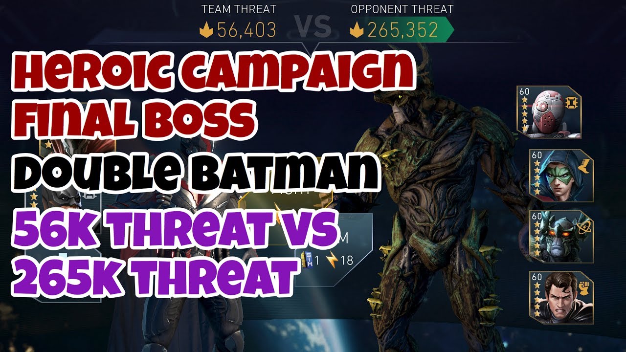 Injustice 2 Mobile Heroic Campaign Chapter 8 Final Boss Gameplay Double ...