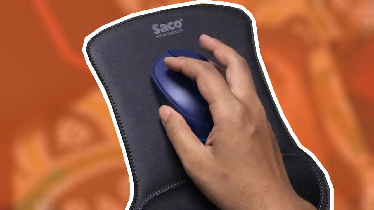 Saco Pro Gaming Mouse pad (Stitched Edges Non Slip Rubber Mats ...