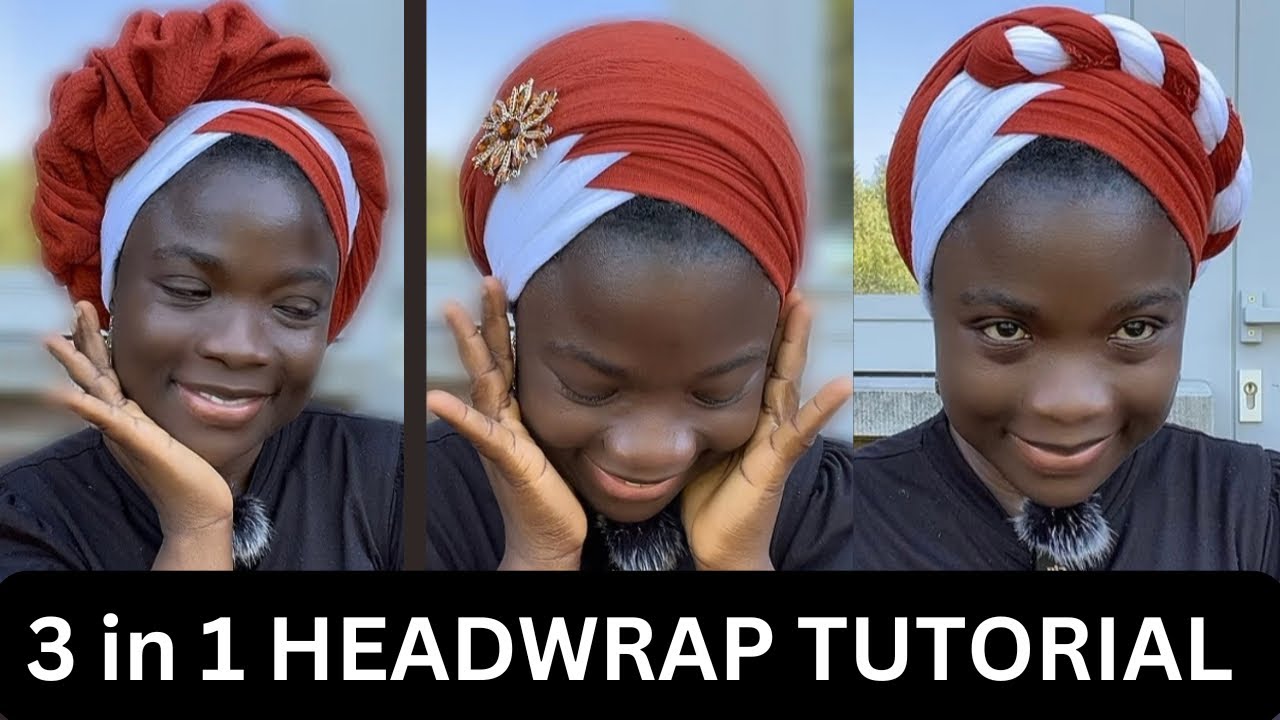 QUICK & EASY TURBAN HEADWRAP TUTORIAL - YouTube