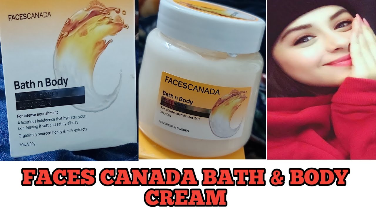 Faces Canada Milk &Honey Body cream | Faces Canada Moisturizer cream ...