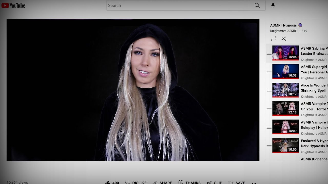 ASMR Youtuber Comes To Life And Hypnotizes You | Hypnosis Roleplay ...