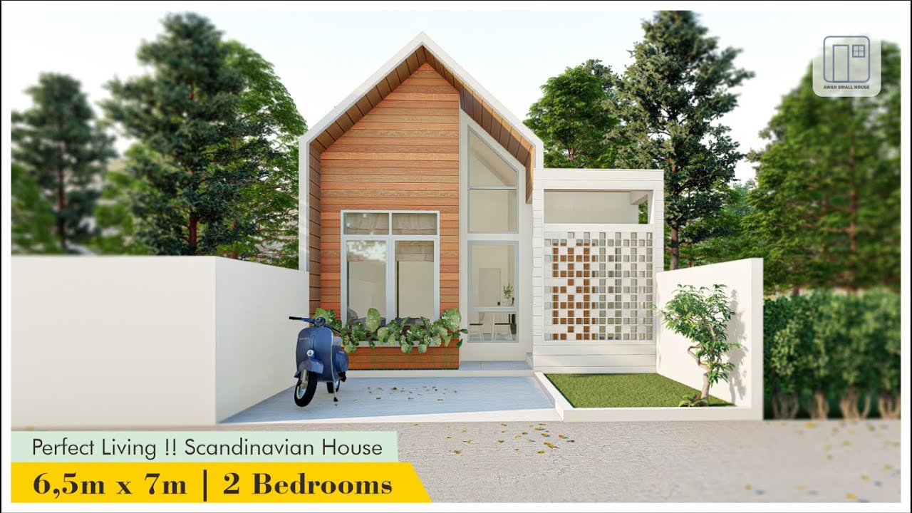 Simple House Design in Scandinavian Style - Small House For Perfect ...