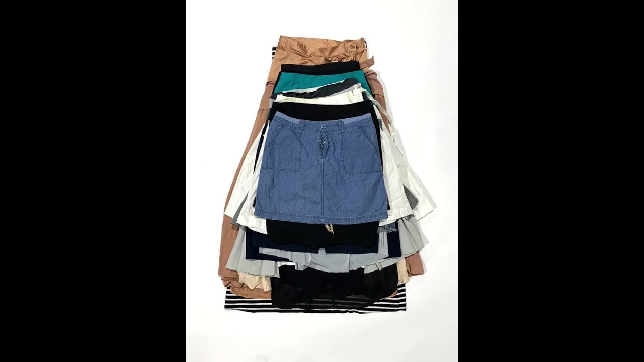 Ladies skirts used clothing bale samples from Global Clothing ...