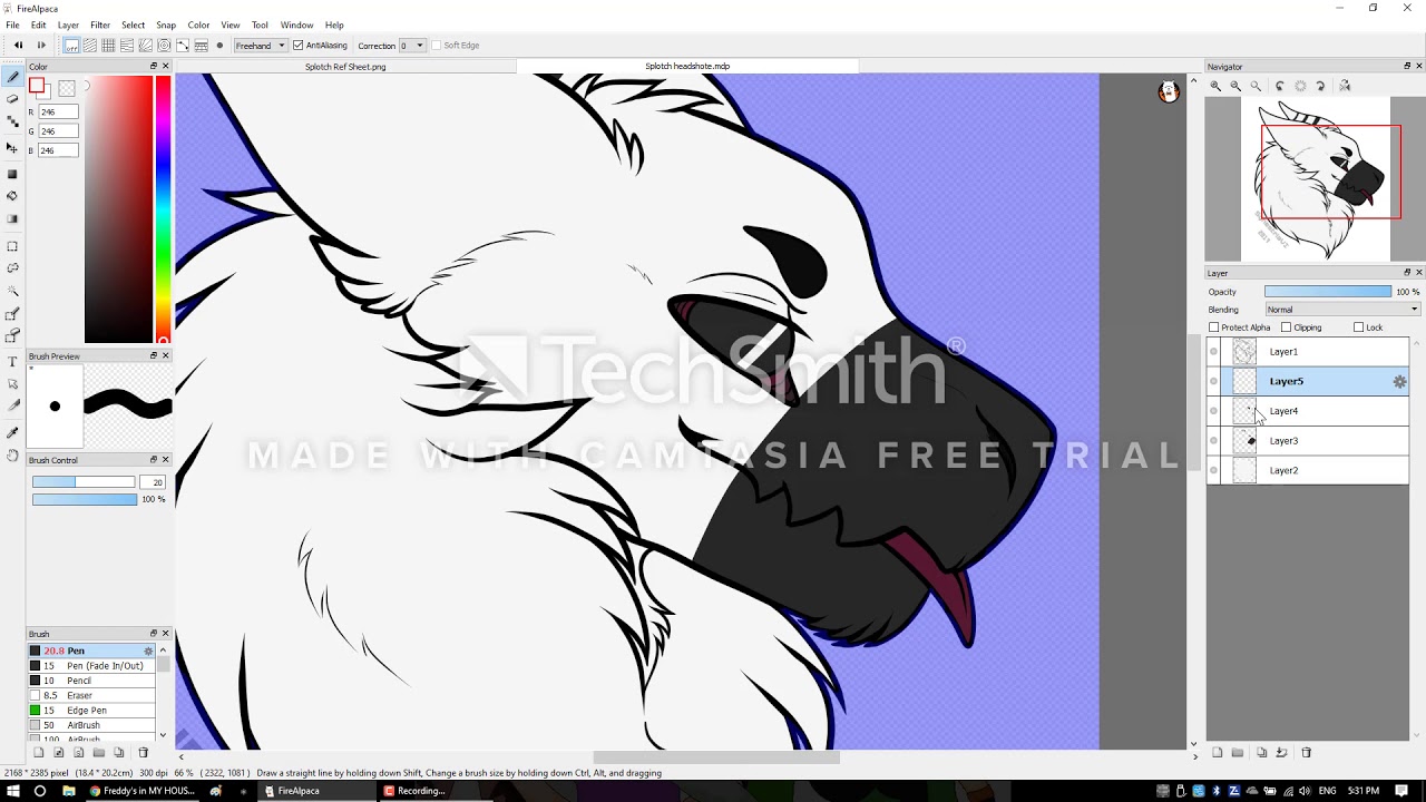 Splotch The Wickerbeast speedpaint(base) - YouTube