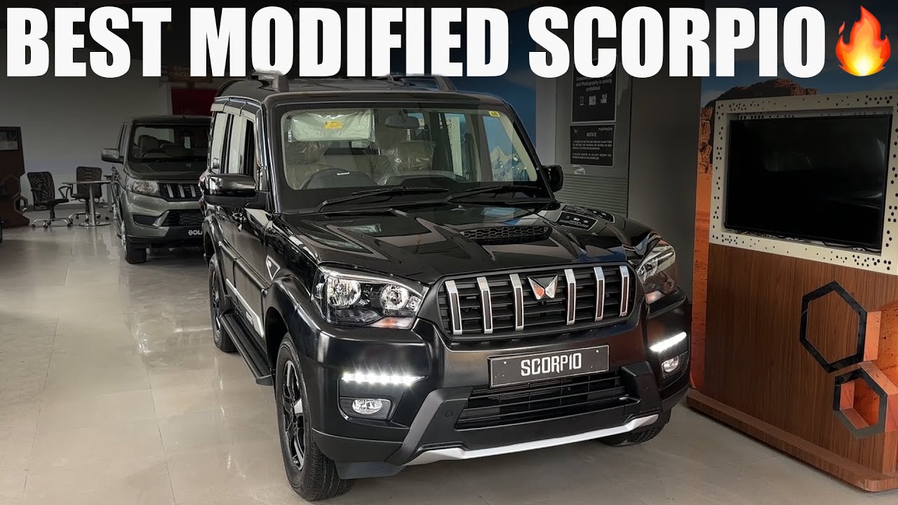 Mahindra Scorpio Modified - Base Model Converted to Top - YouTube