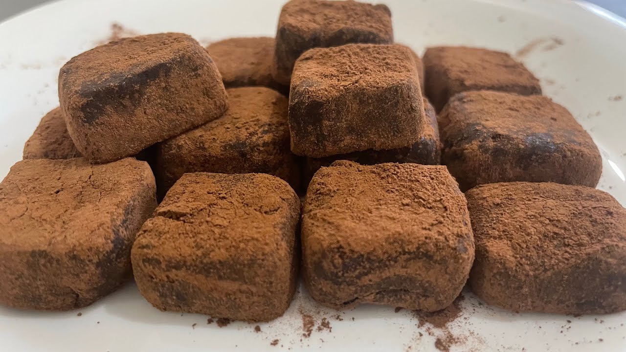 Condensed Milk Chocolate Truffles (2 Ingredients only ) - YouTube
