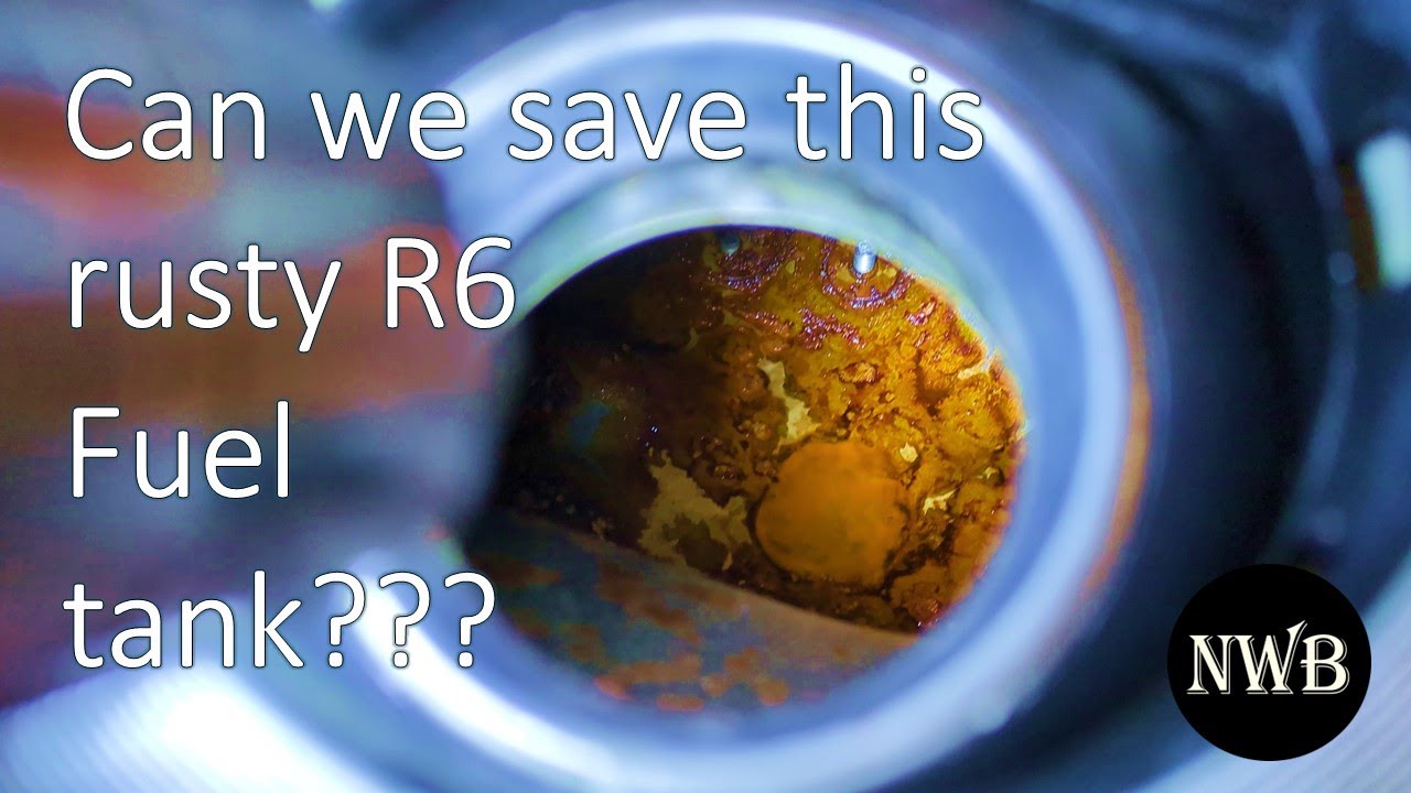 Can we save this rusty R6 fuel tank??? - YouTube
