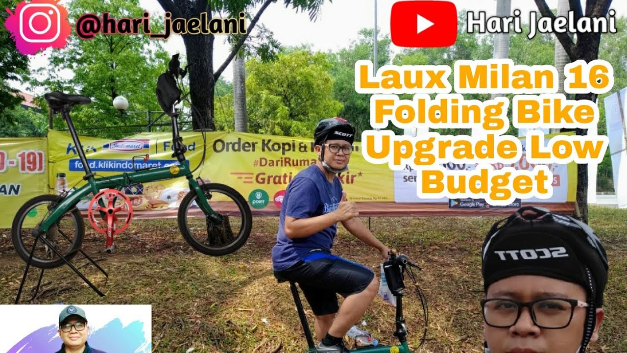SEPEDA LIPAT LAUX MILAN UPGRADE LOW BUDGET - YouTube