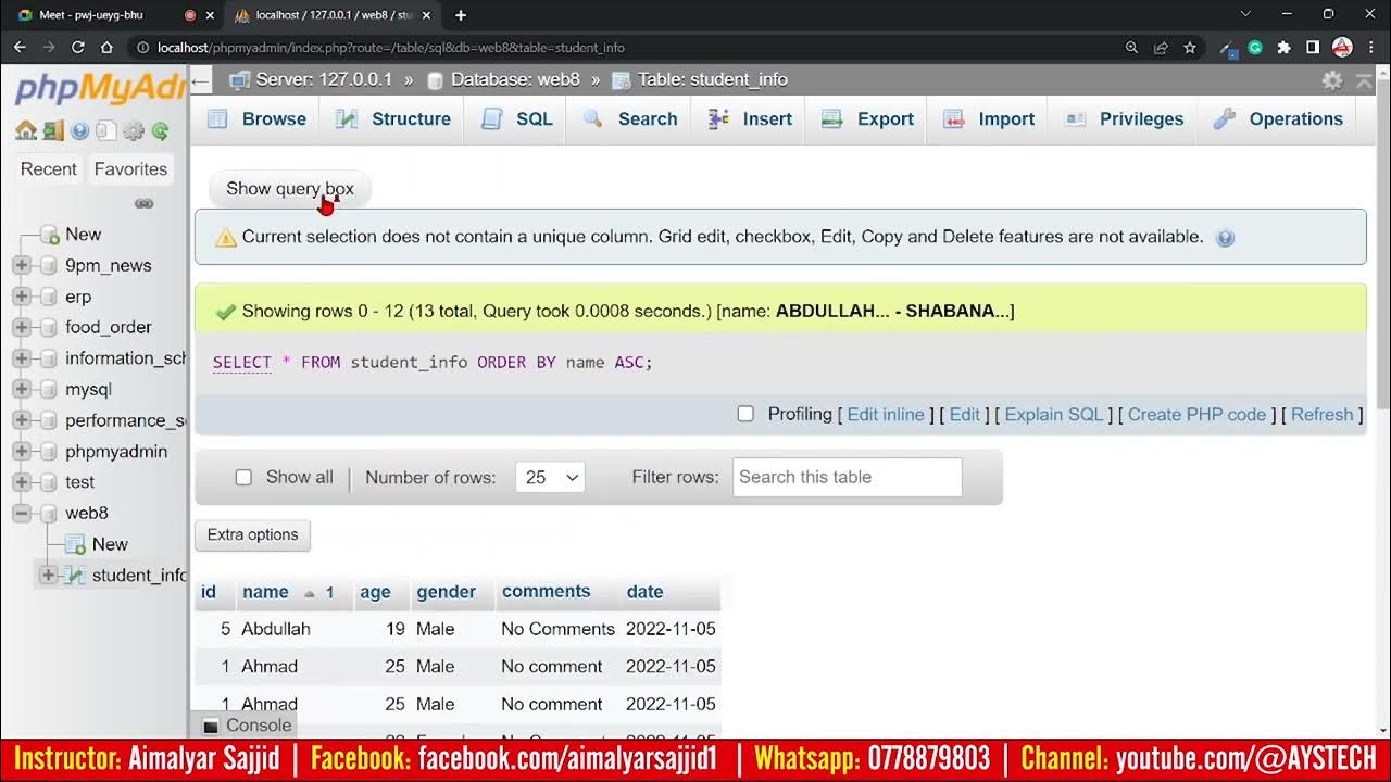12. Order By & Distinct - YouTube