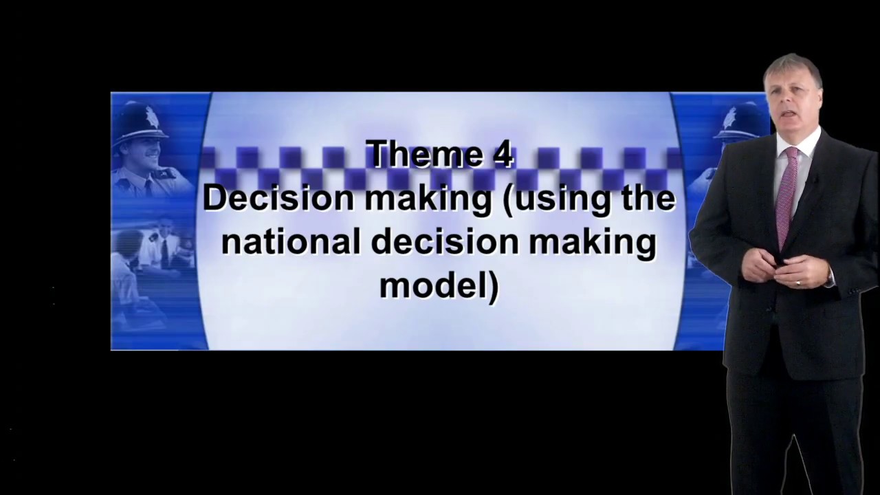 4/6 Police Officer recruit assessment - DECISION MAKING"Local" or "In ...