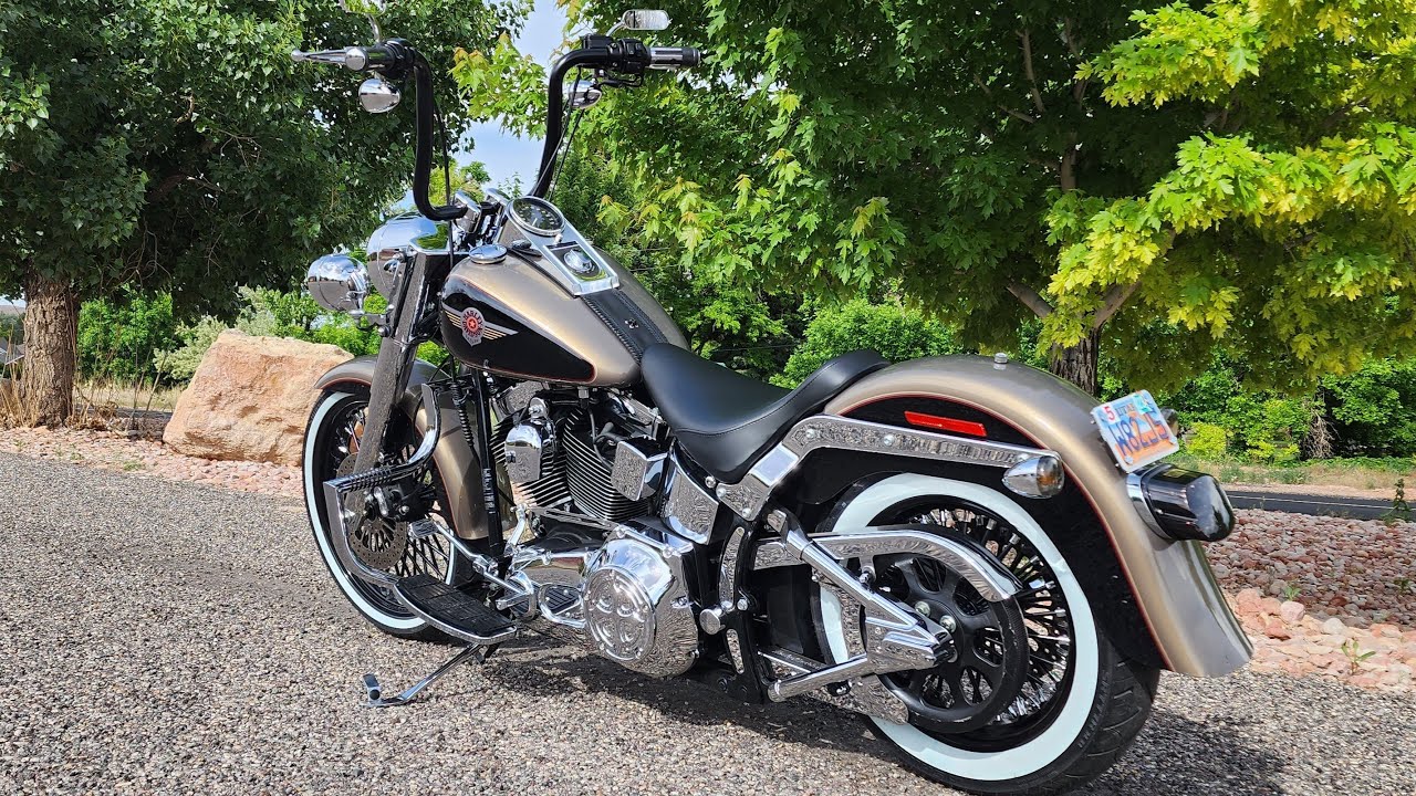 Custom Harley Davidson, Harley FATBOY, Custom softail fatboy, Custom Harley - YouTube