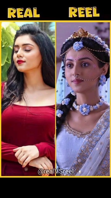 Radha Krishna serial character | Real vs Reel #radhakrishna # ...