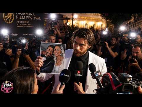 Can Yaman hizo una impactante confesión sobre Demet Özdemir en el Festival de Cine de Taormina.