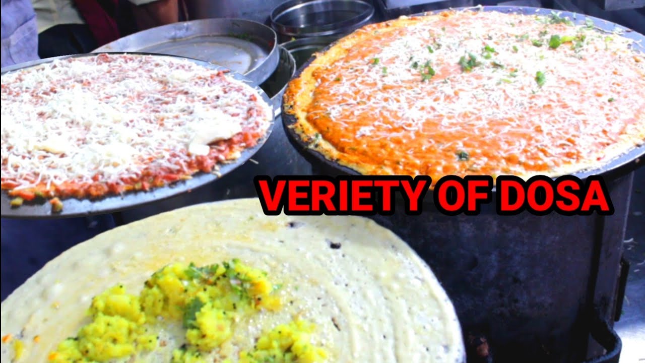 Cheese dosa | masala dosa | ghotala dosa with recipe @ manek chowk ...