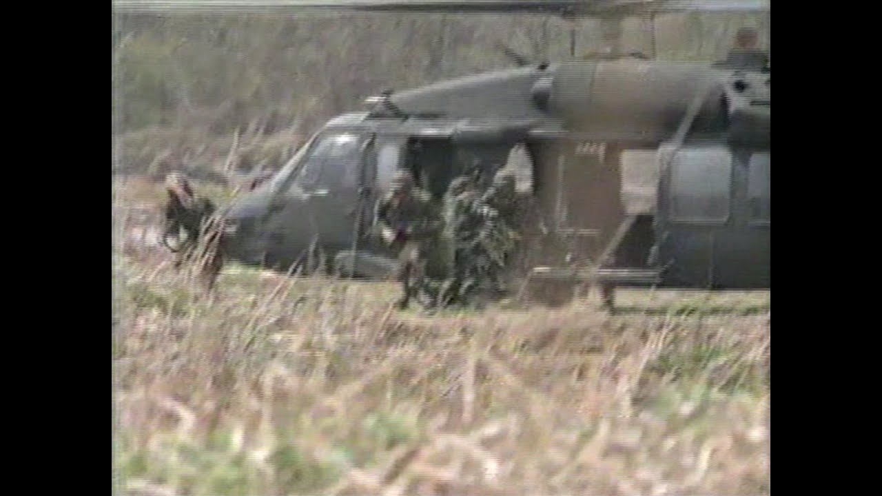 8th U.S. Army in the 90s (183): UNC security battalion troops air ...