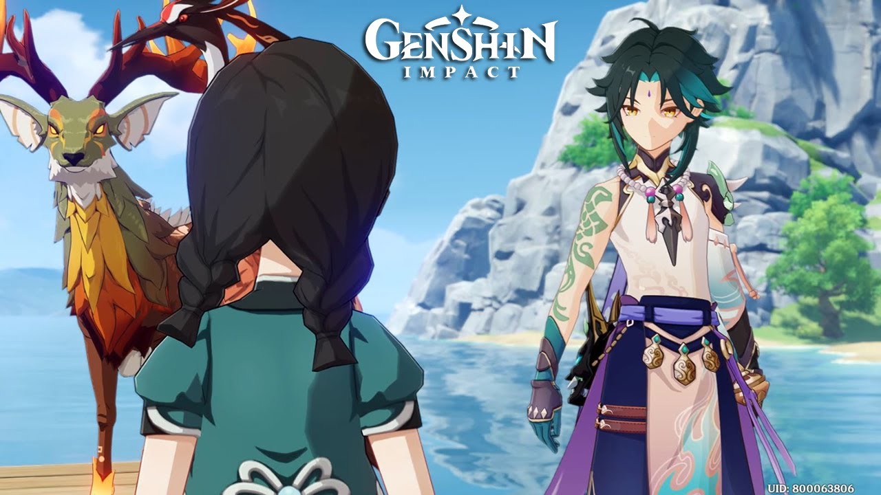Genshin Impact - Xiao All Cutscene Story Showcase - Lantern Rite Event ...