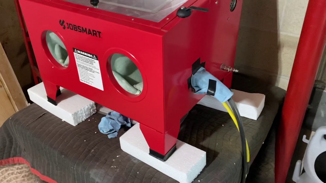 DIY Sand Blaster Setup - YouTube