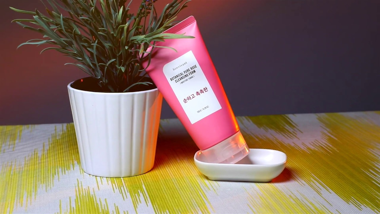 The Status Glow Effect: Bonvivant Botanical Cleansing Foam-Rose - YouTube