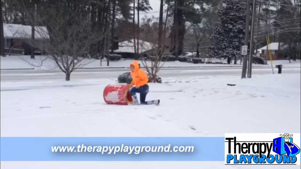 Therapy Playground Snow Day! - YouTube