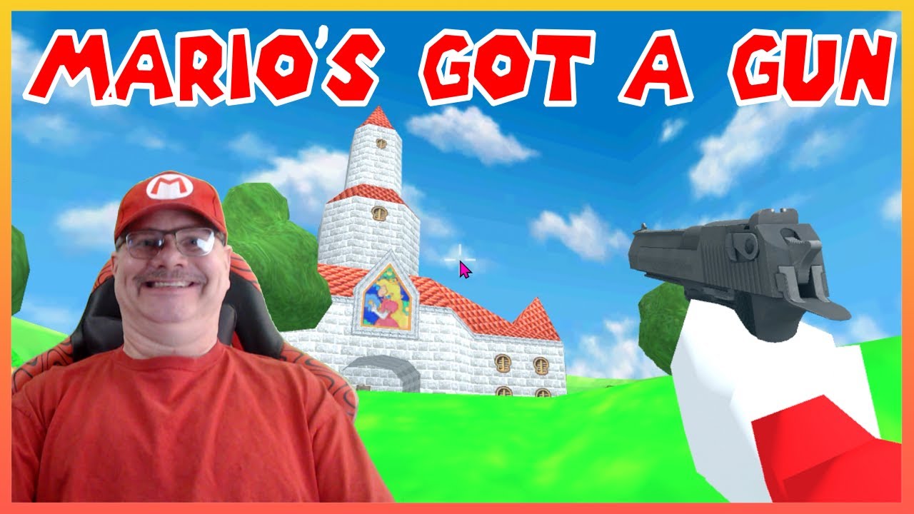 Mario's Got A Gun Your Dead BOOM!!! Mario 64 MOD - YouTube