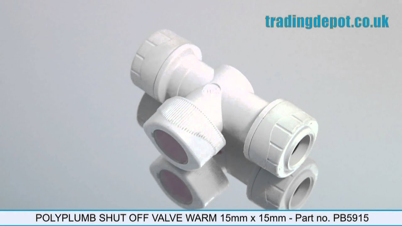 TRADING DEPOT: Polyplumb Shut Off Valve Warm 15mm x 15mm - Part no ...