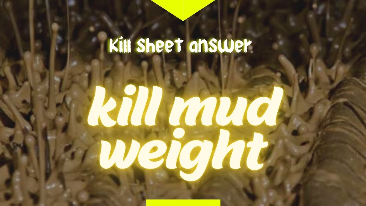 kill sheet 1#killmudweight# - YouTube