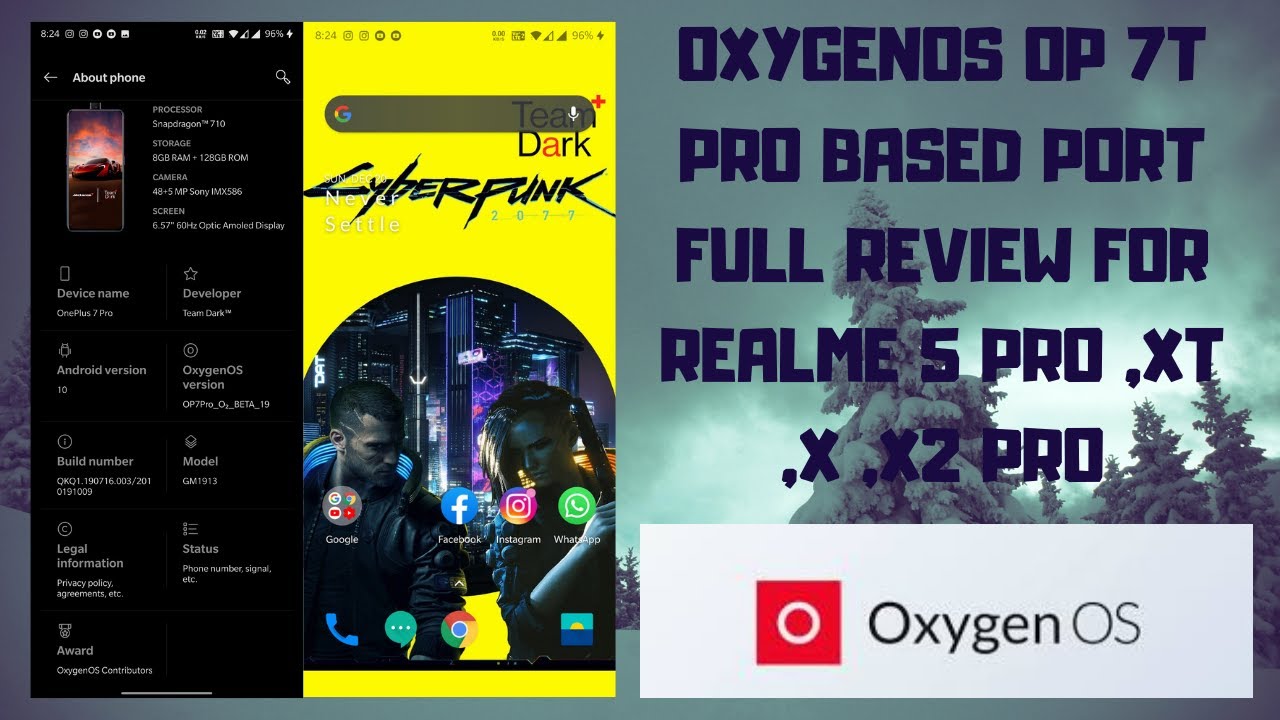 #OxygenOS OP 7T Pro Based Port FULL REVIEW GUIDE FOR REALME 5 PRO ,XT ...