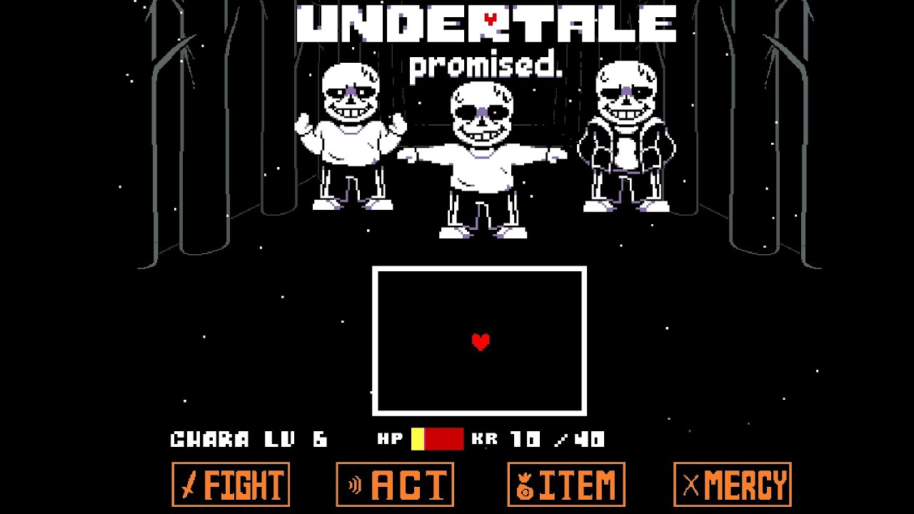 UNDERTALE: Promised Sans Fight [No Heal] by AleAtorio3Dw plus Mercy ...