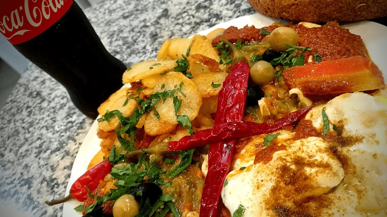 ️-Plat Kafteji Tunisien - صحن كفتاجي تونسي - Tunisian Kafteji dish ...