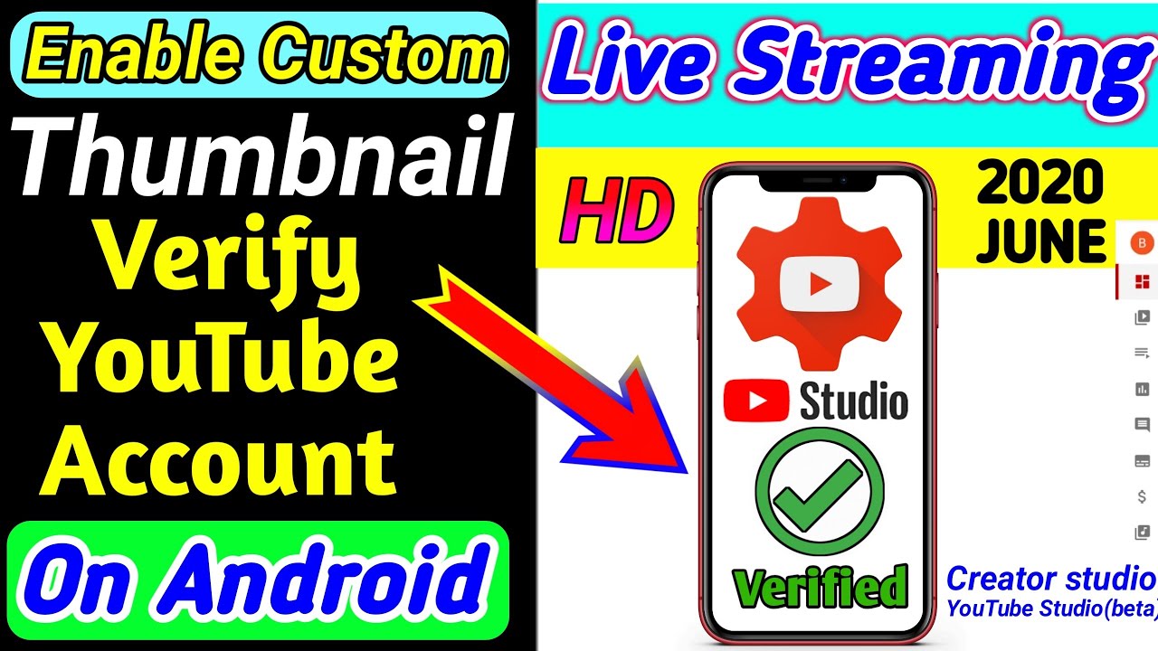 Verify Youtube Channel For Enable Custom Thumbnail And Enable Live Stream Yt Studio 2020 On verify-youtube-channel-for-enable-custom-thumbnail-and-enable-live-stream-yt-studio-2020-on