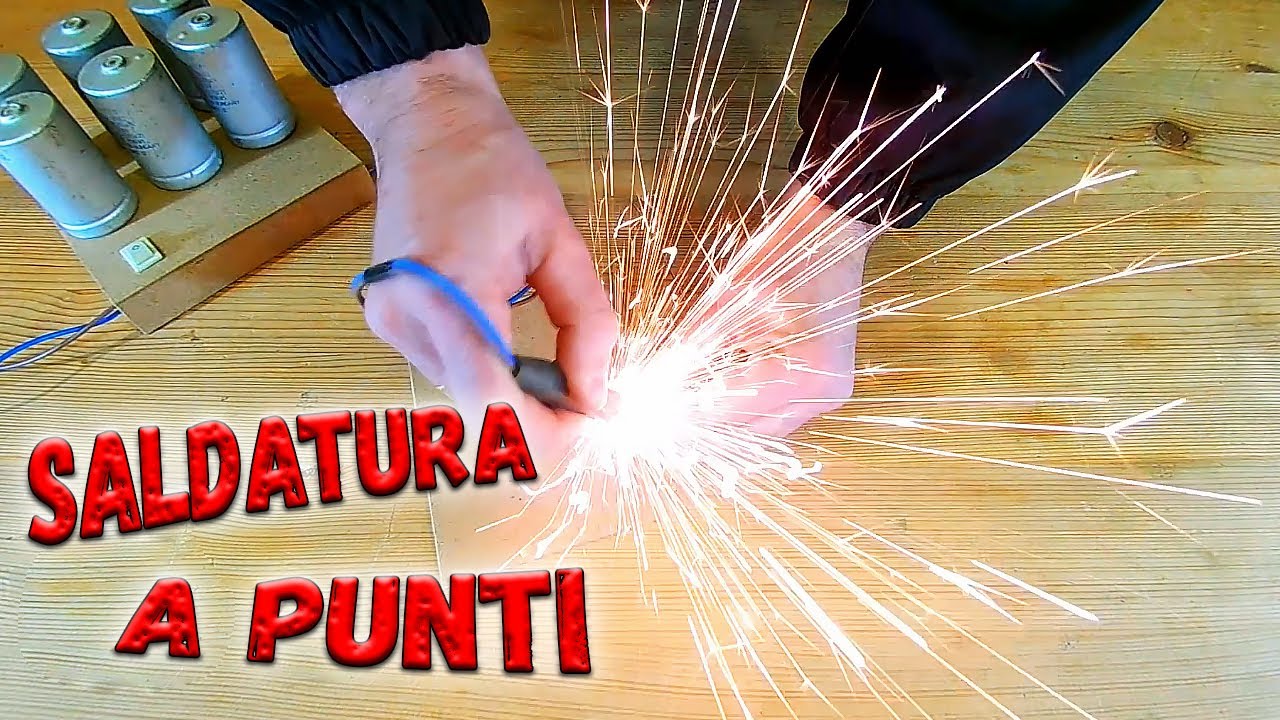 Saldatura a punti da condensatori!!! Come realizzare la saldatura a punti con le tue mani? - YouTube