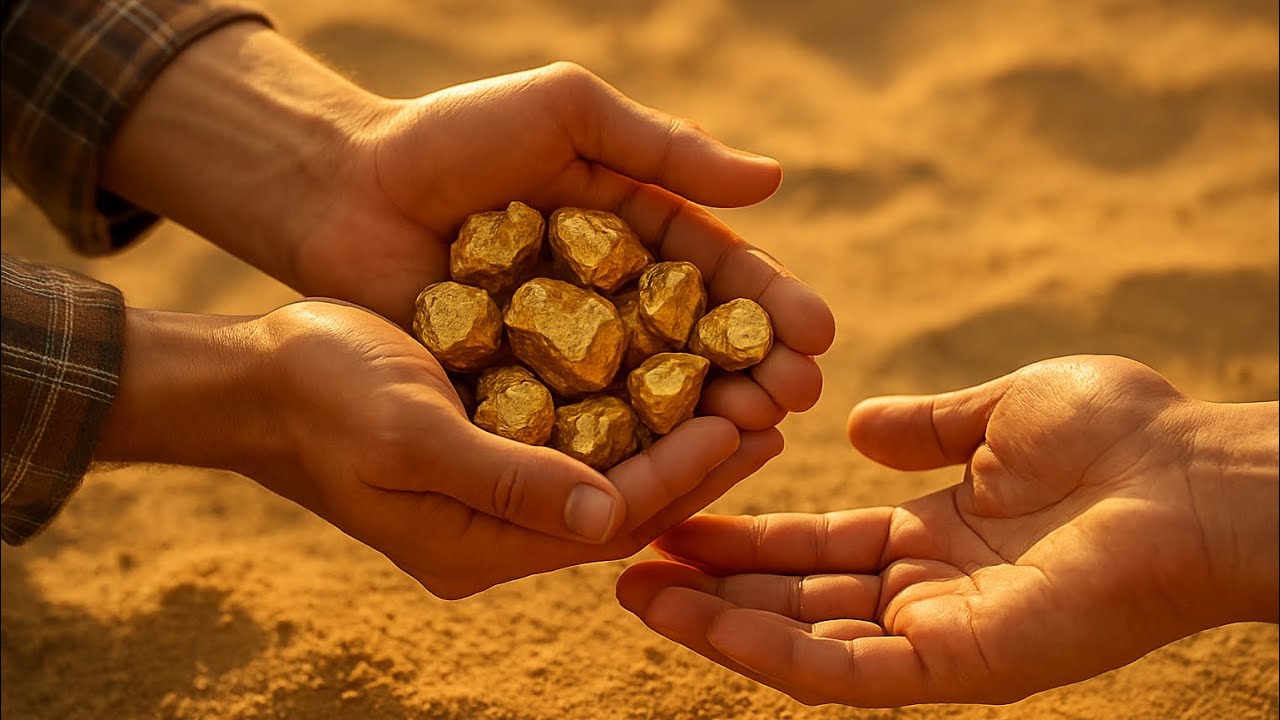 Finding Real Gold Nuggets in the Sand ⛏ | Unexpected Treasure Hunt ...