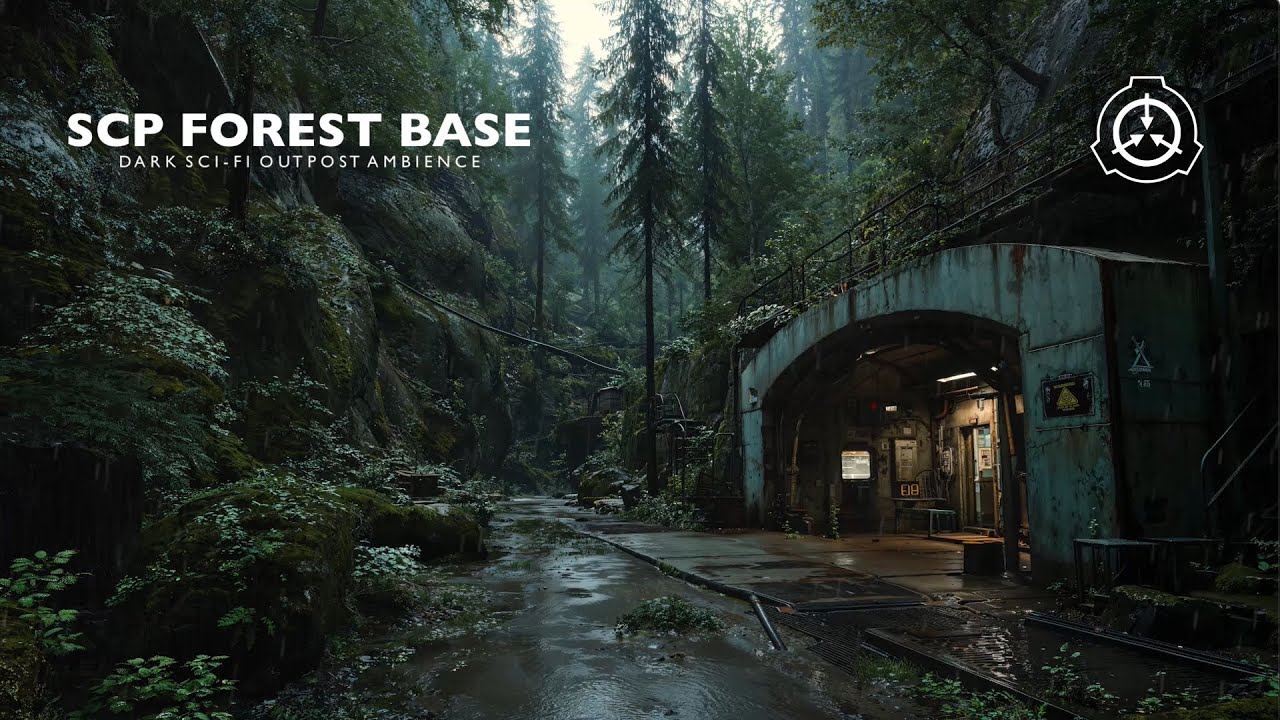 Abandoned SCP Base | Dark Ambient Rain Music [4K] - YouTube