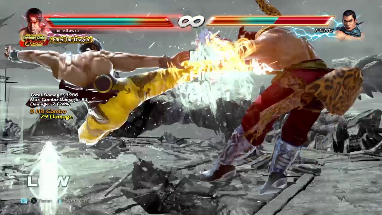 Tekken 7 Patch 5.01 | Law Rage Drive Combos - YouTube