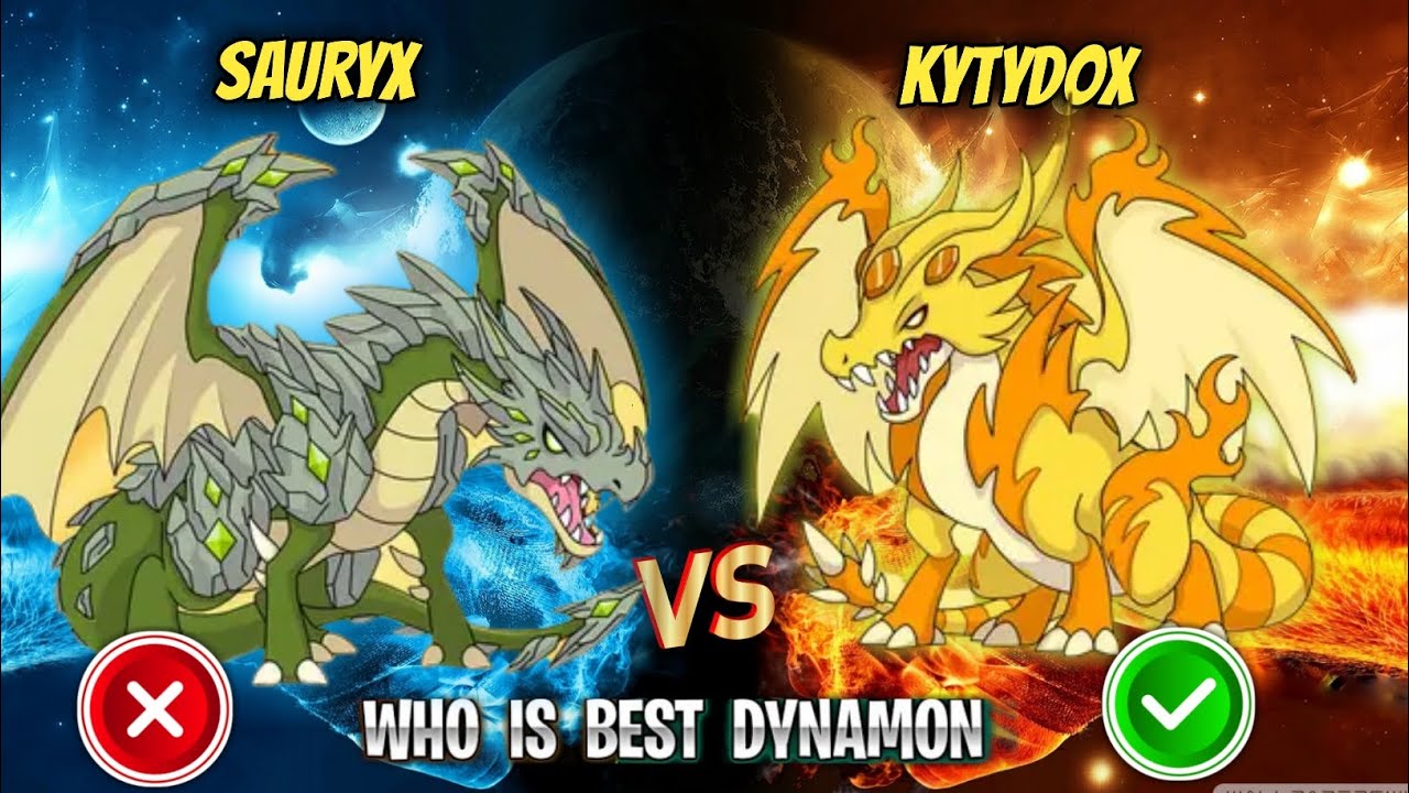 🤯sauryx vs kytydox in dynamons world😏🤣| Dynamons World new Update - YouTube