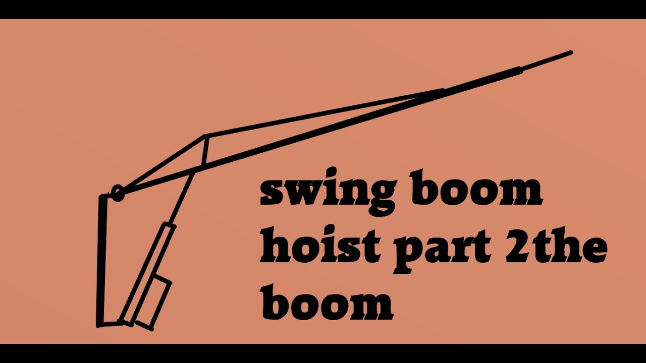Shop swing boom crane with linear actuator lets do the boom part 2 ...
