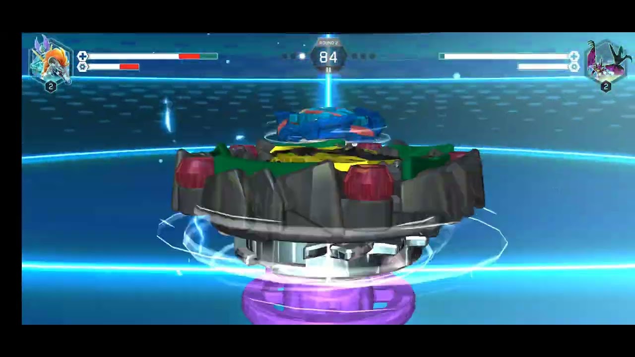 Beyblade burst Quadstrike app Ultimate Evo Valtryek V8 vs Curse Satomb ...