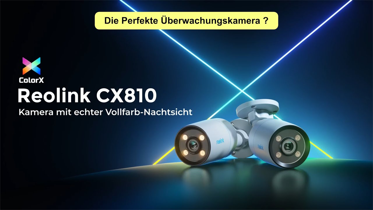 Die Perfekte Überwachungskamera? - Reolink CX810 Review - YouTube