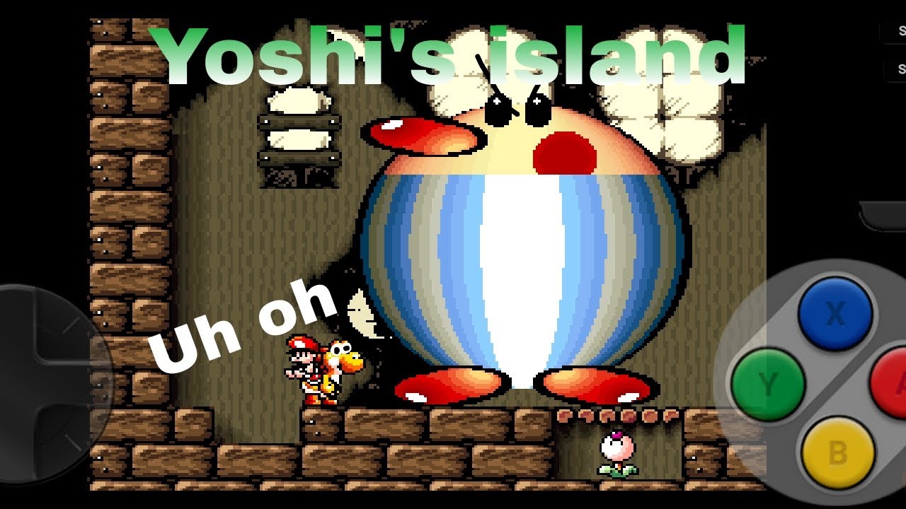 YOSHI'S ISLAND baby Mario gets kidnapped and a boss - YouTube