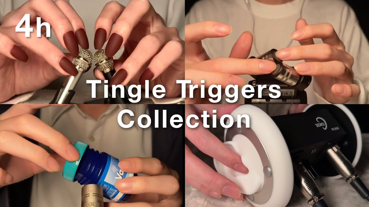ASMR 99.9% Sleep…😪Tingle Triggers Collection 4 Hours (No Talking) - YouTube