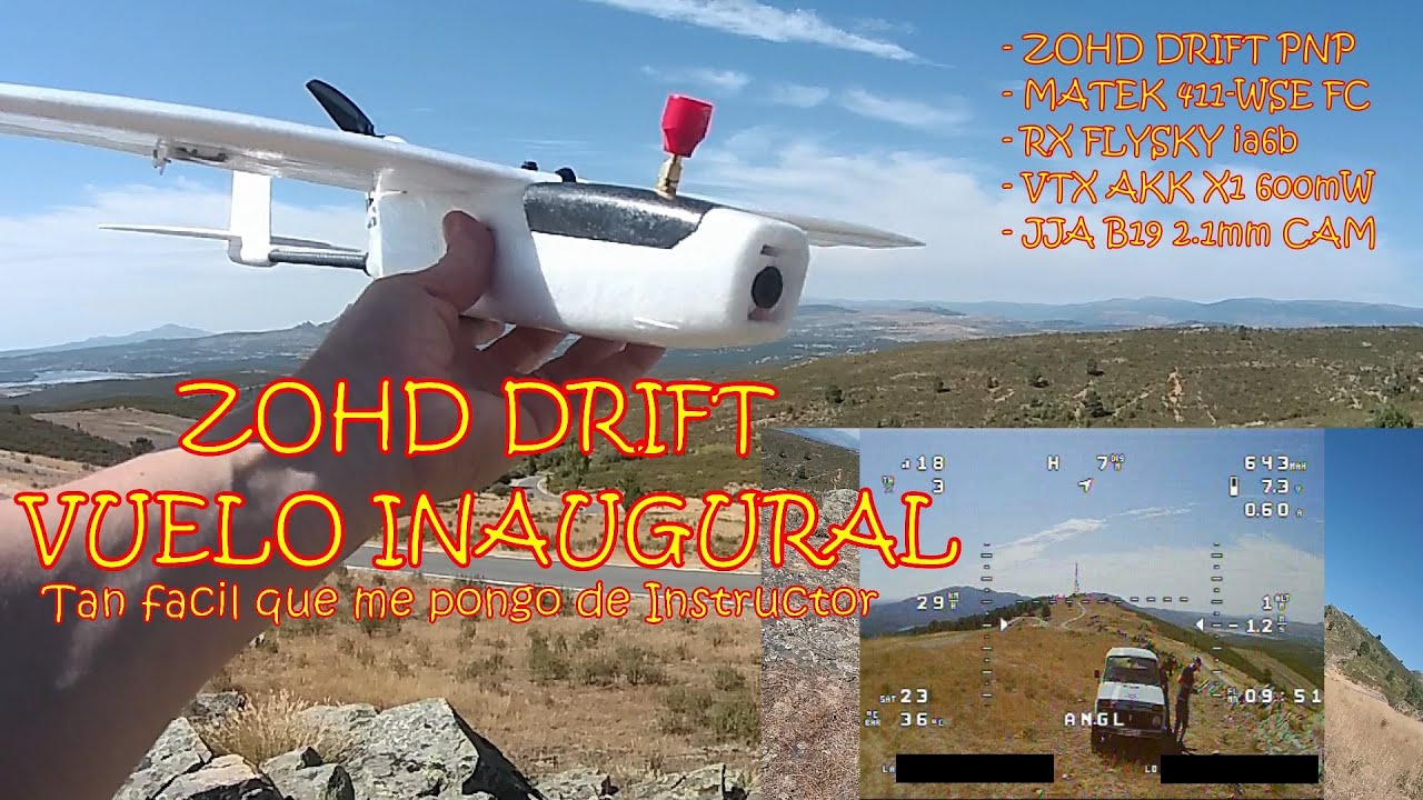 ZOHD DRIFT - VUELO INAUGURAL - Instructor de principiante - YouTube
