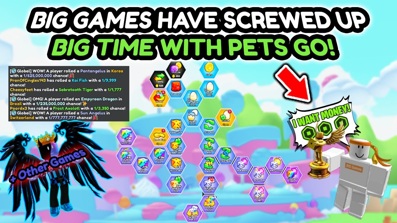 [LIVE🔴] How Did Big Games Manage To RUIN Pets GO! – What Went Wrong ...