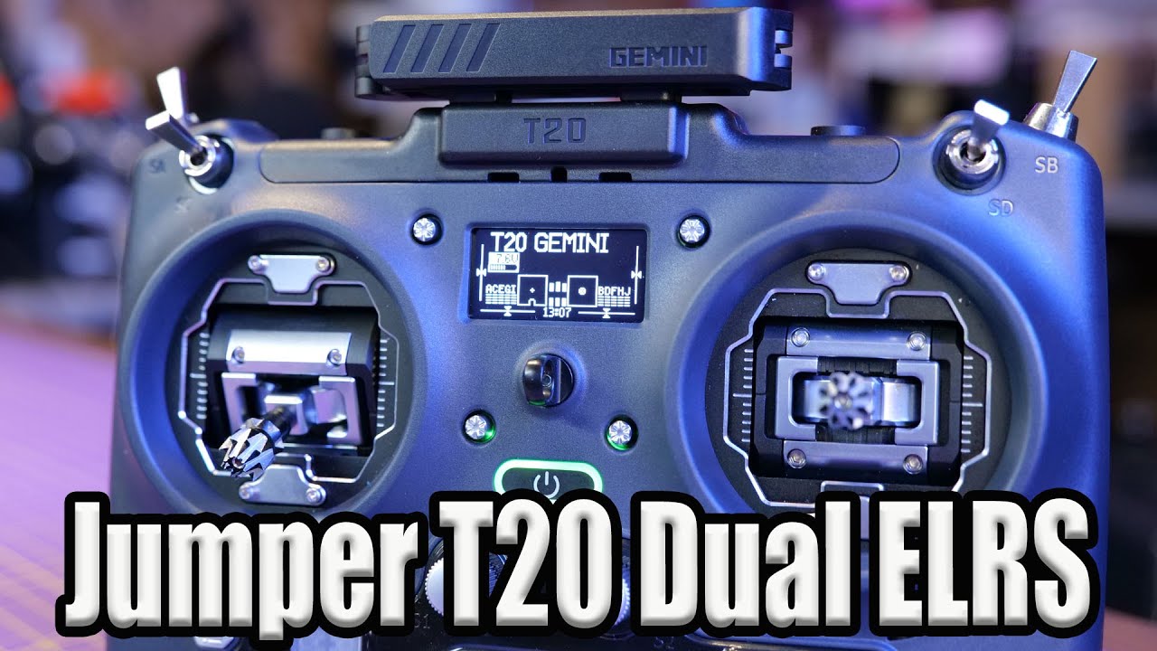 Jumper T20 Gemini ExpressLRS Transmitter - YouTube