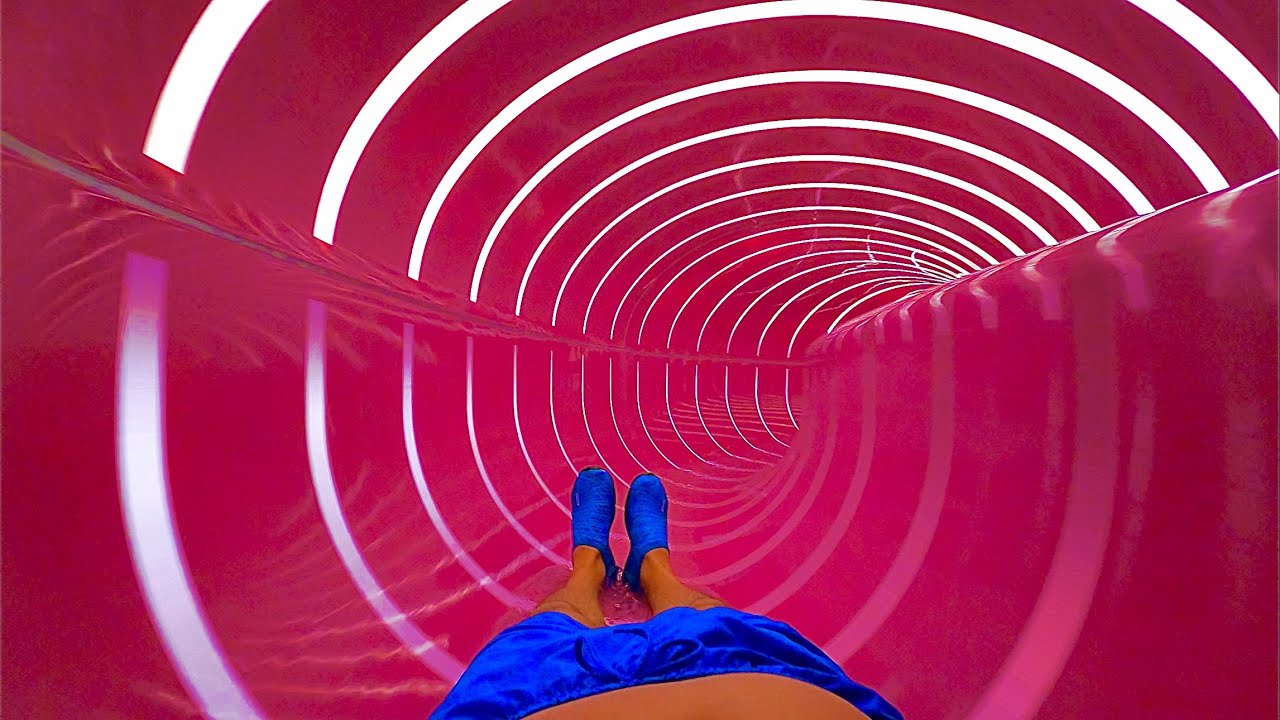 Dueling Race Water Slide at TURM ErlebnisCity - YouTube